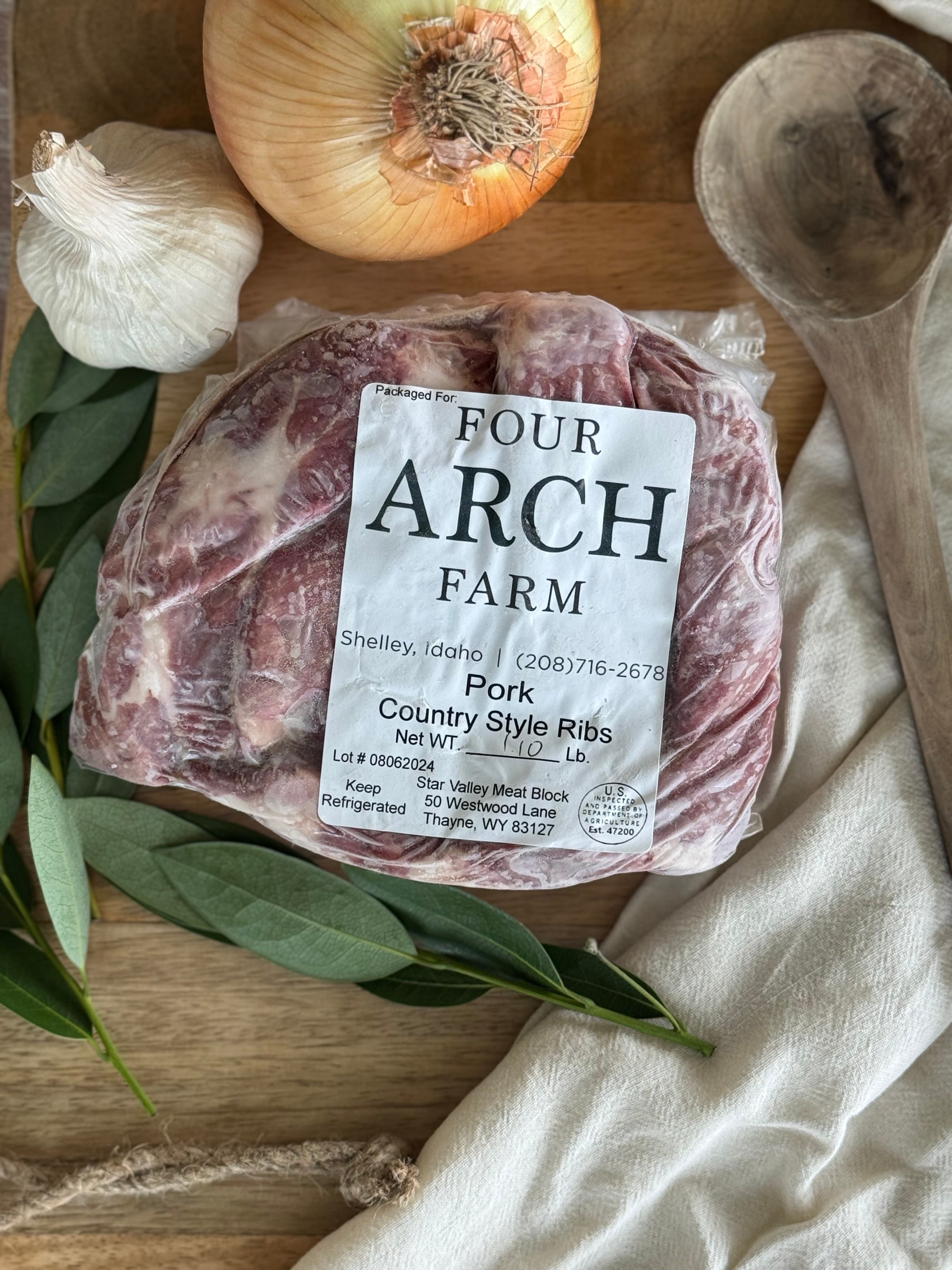 Pasture Raised Country Ribs | Four Arch Farm