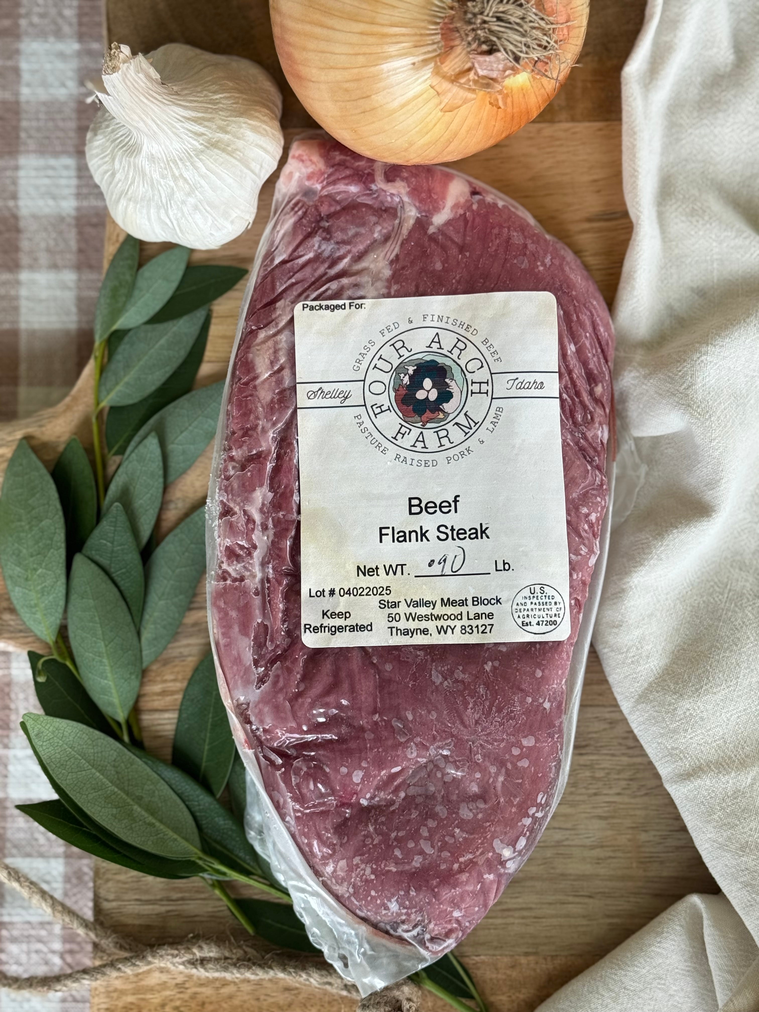 Grassfed Beef Flank Steak | Four Arch Farm
