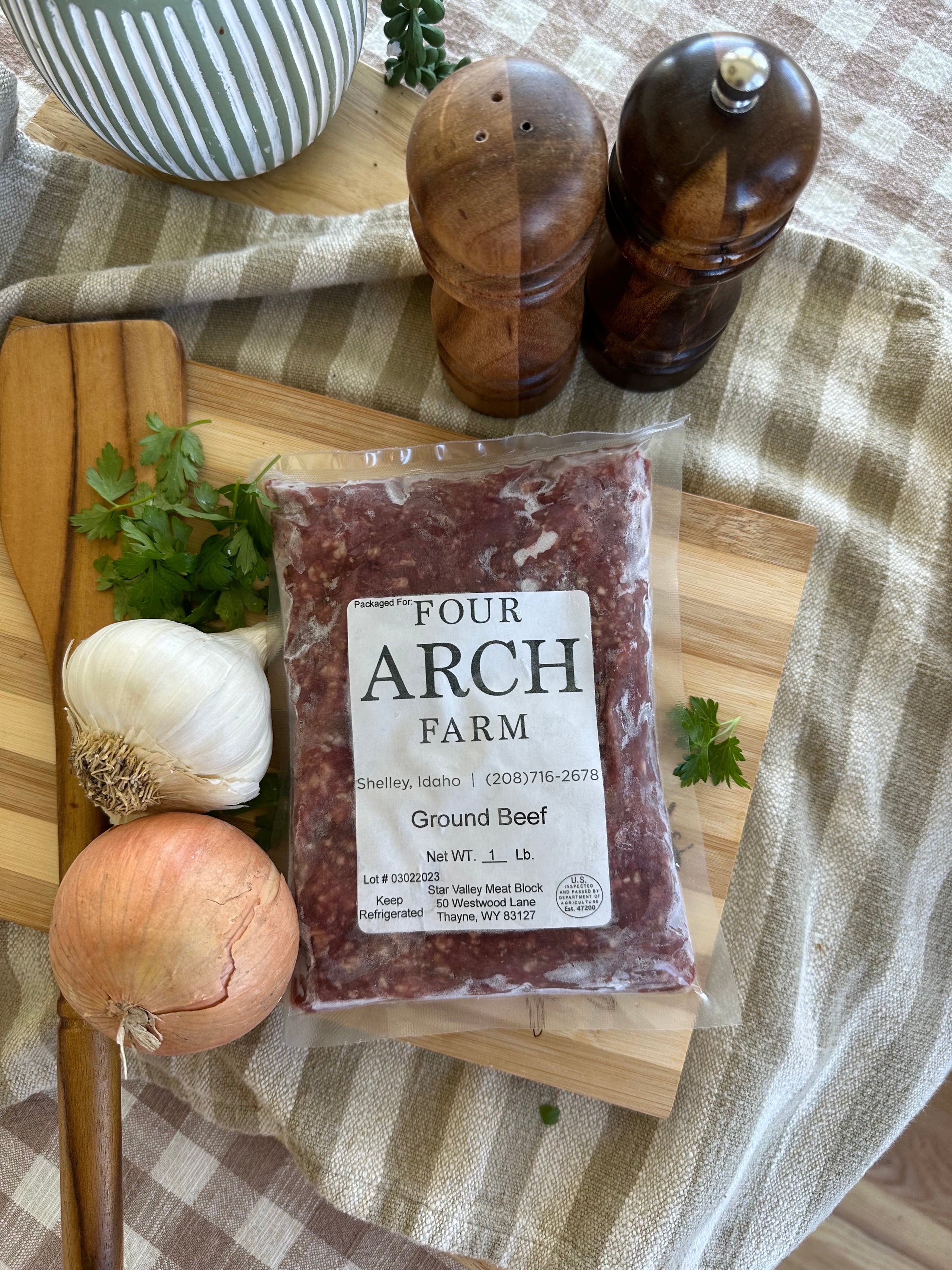 Grassfed Ground Beef (1 lb) | Four Arch Farm