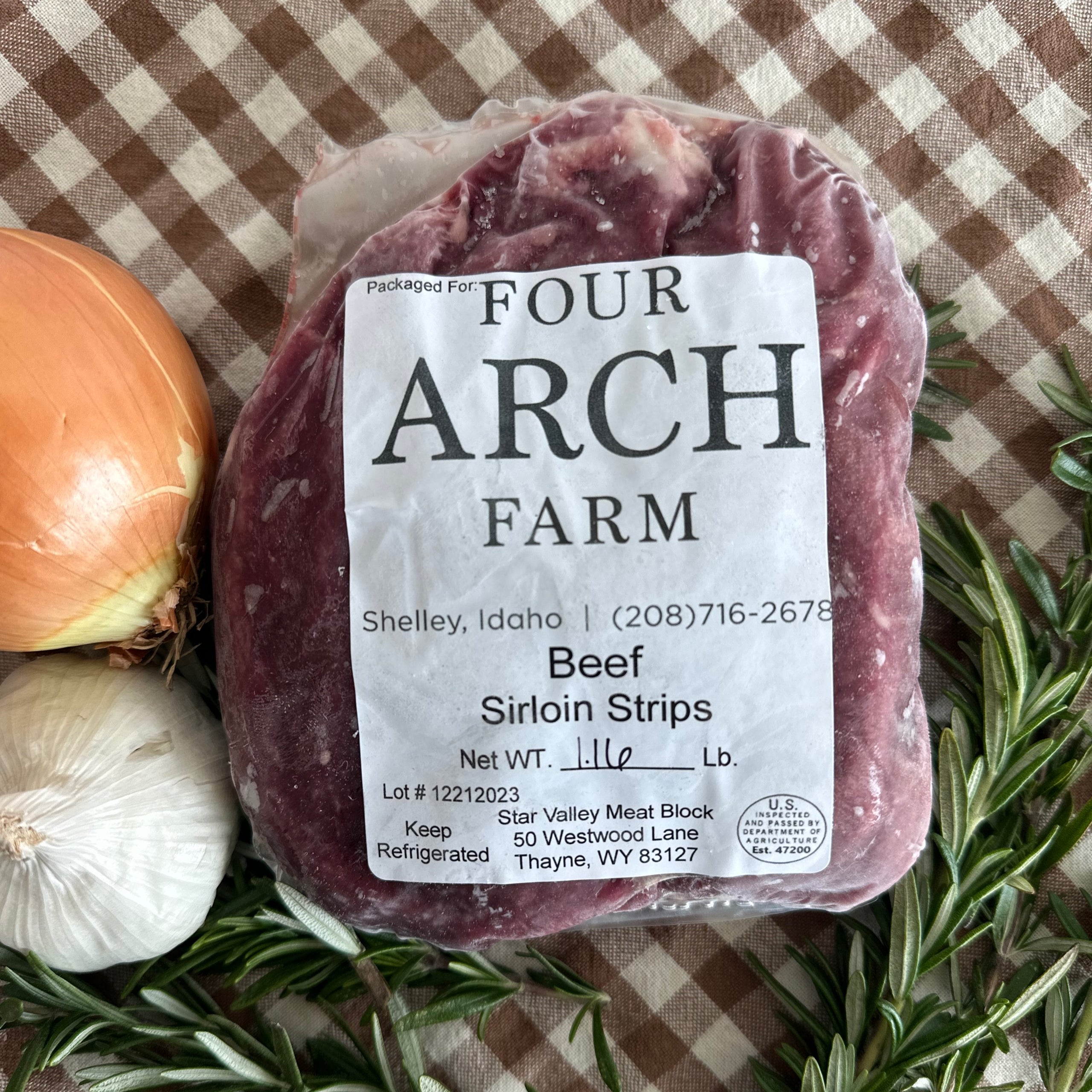 Grassfed Beef Petite Sirloin Steak | Four Arch Farm